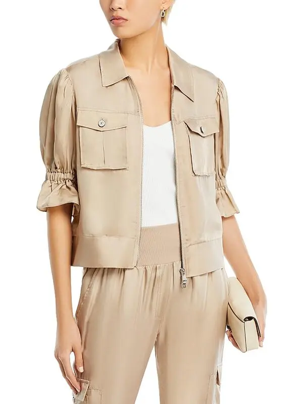 Cinq À Sept Holly Cropped Jacket - Khaki