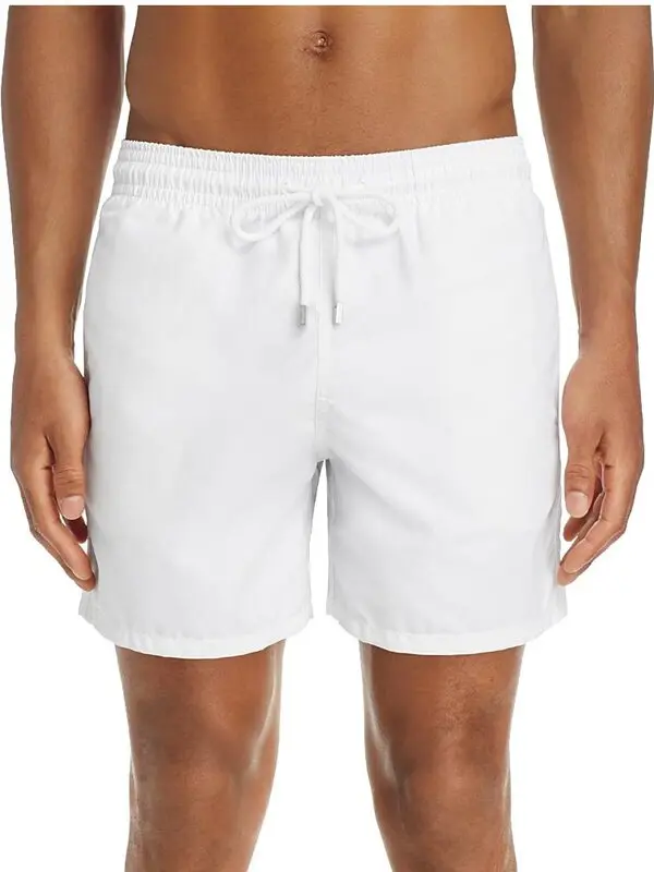 Vilebrequin Moorea Solid 6" Swim Trunks - White