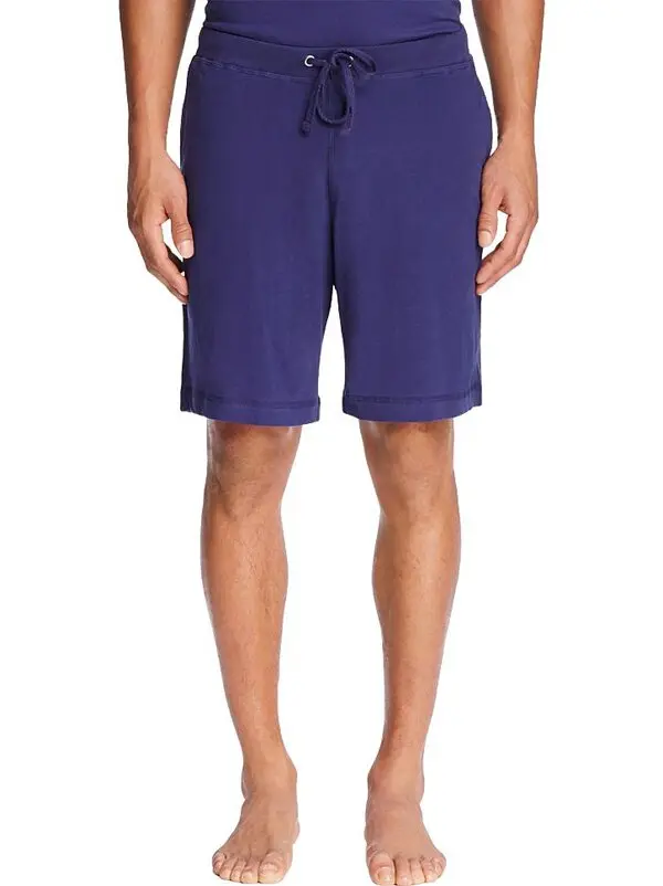 Daniel Buchler Peruvian Pima Cotton Lounge Shorts - Navy