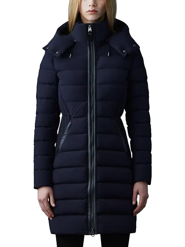 Mackage Farren Hooded Down Coat - Navy