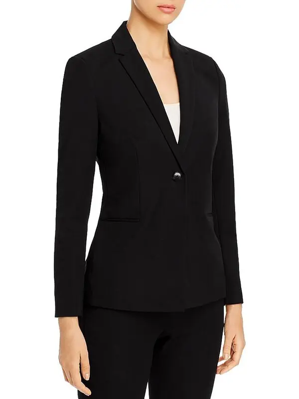T Tahari One-button Blazer - Black
