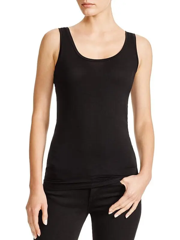 Majestic Filatures Scoop Neck Tank - Black