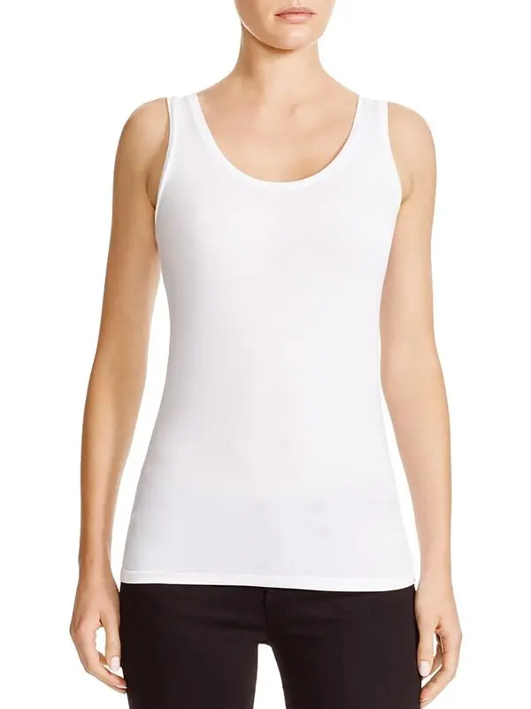 Majestic Filatures Scoop Neck Tank - White
