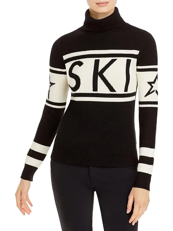 Perfect Moment Schild Ski Turtleneck Sweater - Black