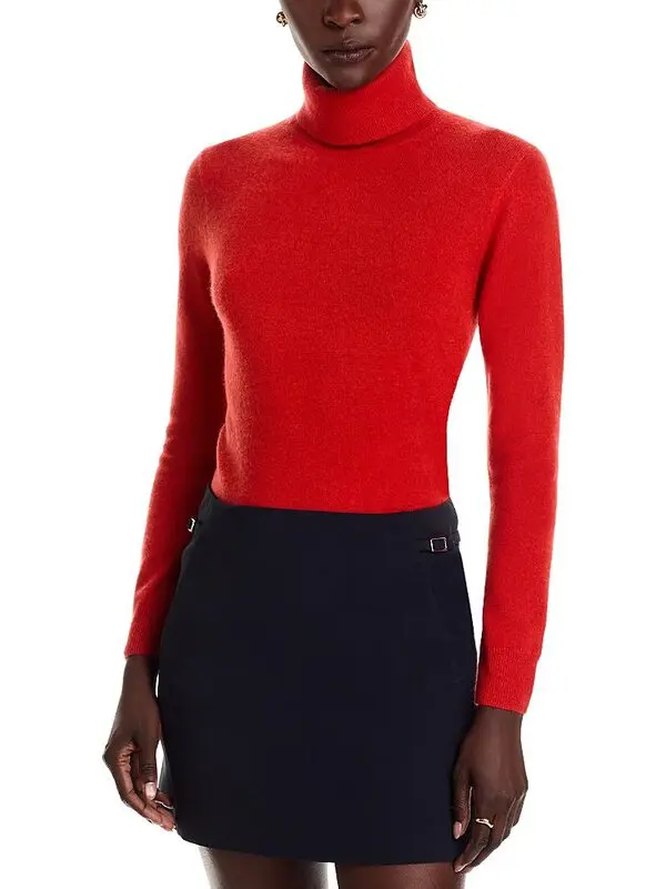 Bloomingdale'S Cashmere Turtleneck Sweater - Burnt Orange