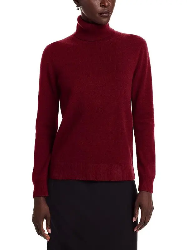 Bloomingdale'S Cashmere Turtleneck Sweater - Cinnabar