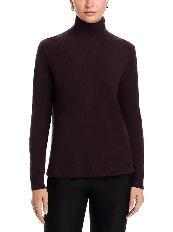 Bloomingdale'S Cashmere Turtleneck Sweater - Dark Brown