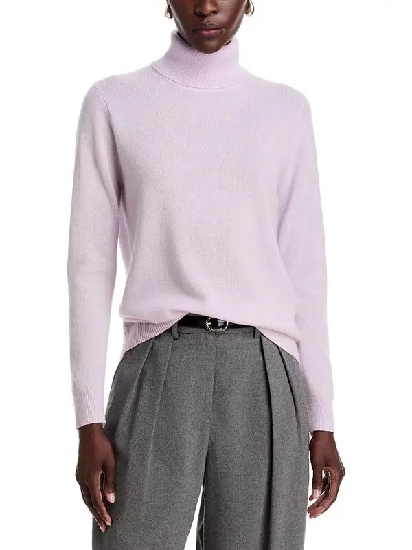 Bloomingdale'S Cashmere Turtleneck Sweater - Light Lilac