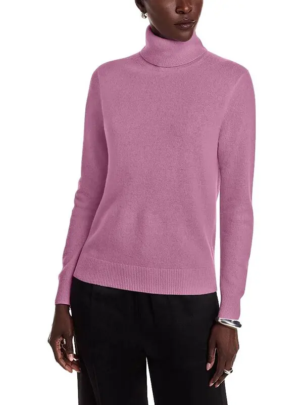 Bloomingdale'S Cashmere Turtleneck Sweater - Purple Clay