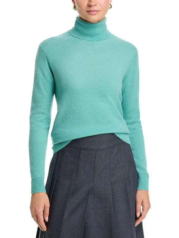 Bloomingdale'S Cashmere Turtleneck Sweater - Succulent