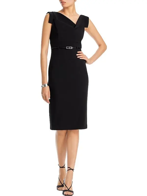 Black Halo Jackie Sheath Dress - Black