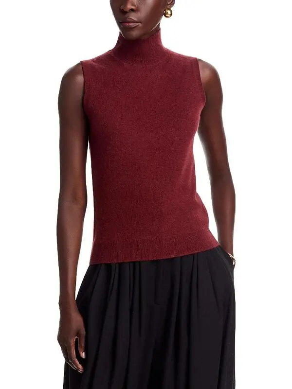 Bloomingdale'S C Exclusive Sleeveless Cashmere Sweater - Burnt Caramel
