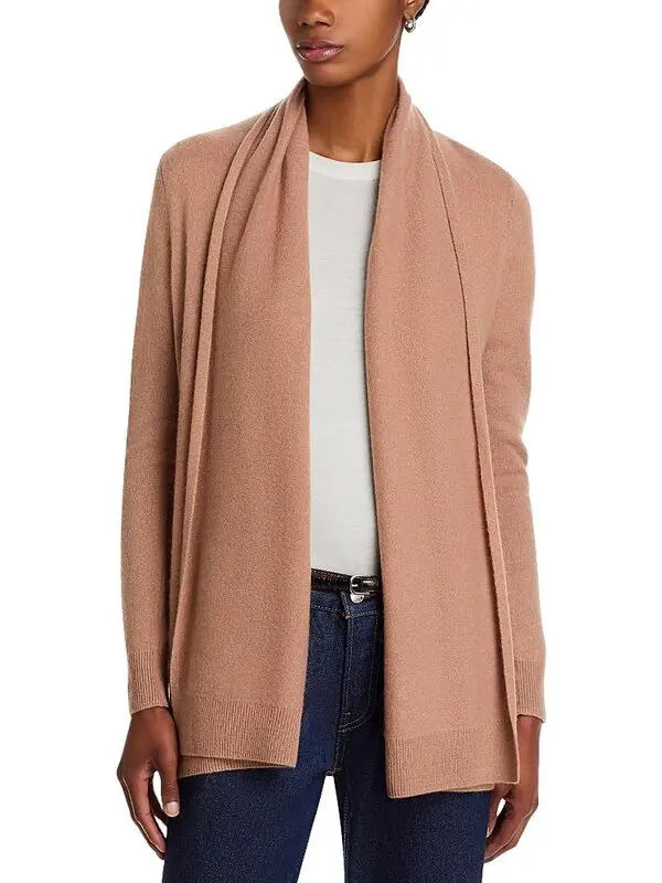 Bloomingdale'S Cashmere Open-front Cardigan - Camel