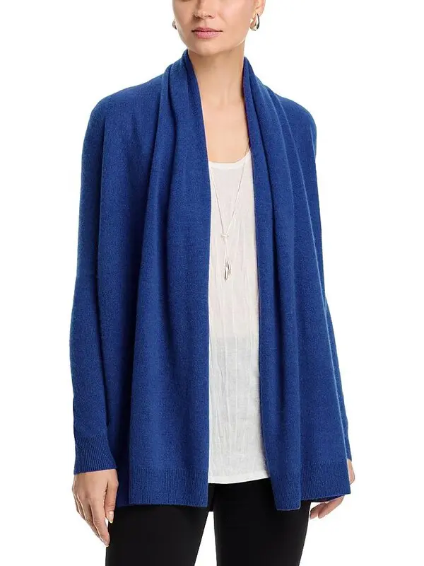 Bloomingdale'S Cashmere Open-front Cardigan - Dark Denim