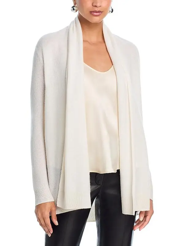 Bloomingdale'S Cashmere Open-front Cardigan - Ivory