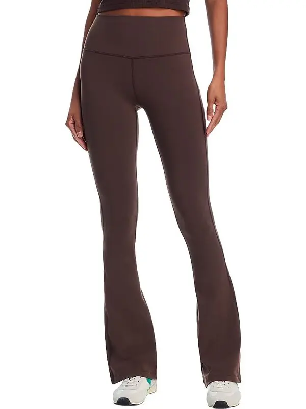 Splits59 Raquel High Waist Flare Pants - Dark Chocolate