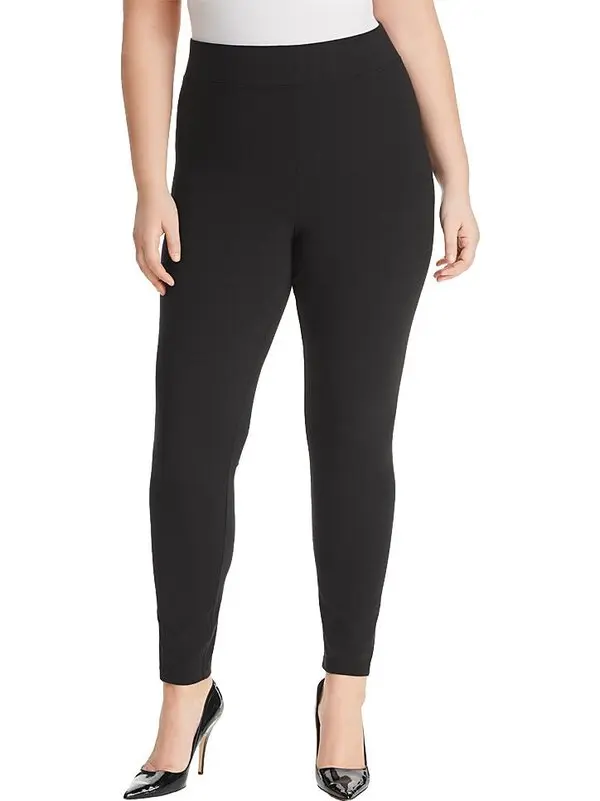 Hue Wide Waistband Ultra Leggings - Black