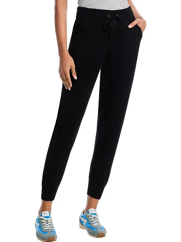 Bloomingdale'S C Exclusive Cashmere Jogger Pants - Black