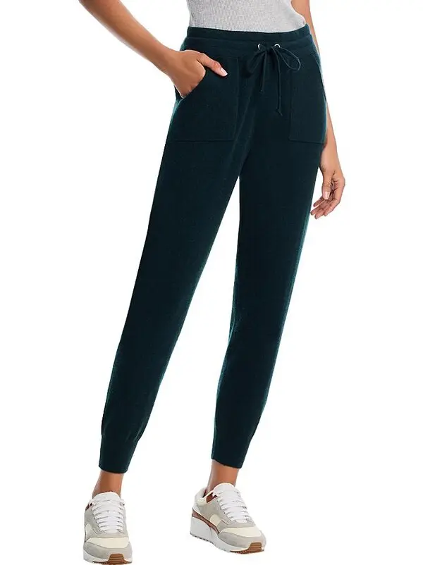 Bloomingdale'S C Exclusive Cashmere Jogger Pants - Dark Green