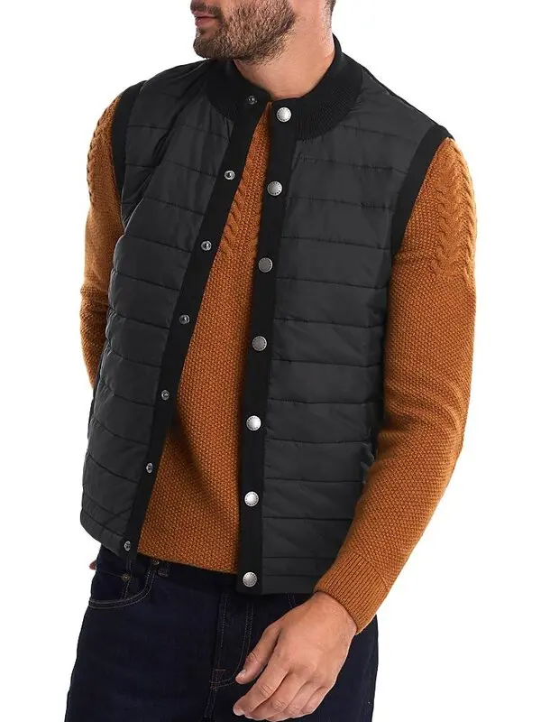 Barbour Essential Knit Gilet - Black Multi