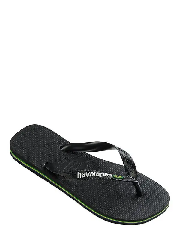 Havaianas Brazil Flip Flop Sandals - Brazil Black