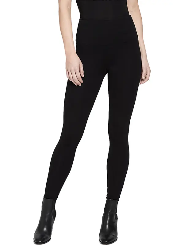 Lyssé Center Seam Ponte Leggings - Black