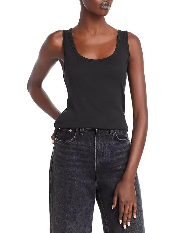 Splendid 1x1 Ribbed Tank - Black