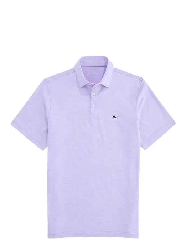 Vineyard Vines St. Jean Stripe Sankaty Regular Fit Polo Shirt - Lilac Breeze