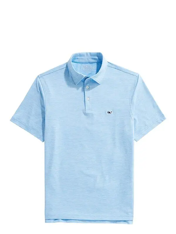 Vineyard Vines St. Jean Stripe Sankaty Regular Fit Polo Shirt - Ocean Breeze