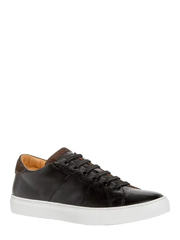 To Boot New York Leather Low-top Sneakers - Black