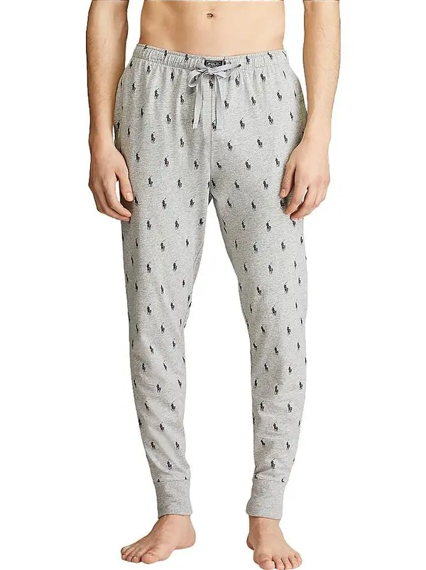 Polo Ralph Lauren Pony Print Pajama Jogger Pants - Andover Heather