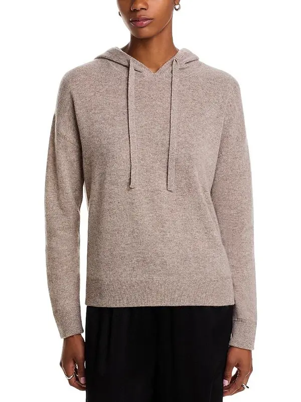 Bloomingdale'S C Exclusive Pullover Cashmere Hoodie - Sesame