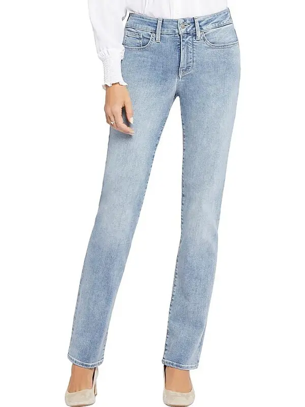 NYDJ Marilyn High Rise Straight Jeans - Haley