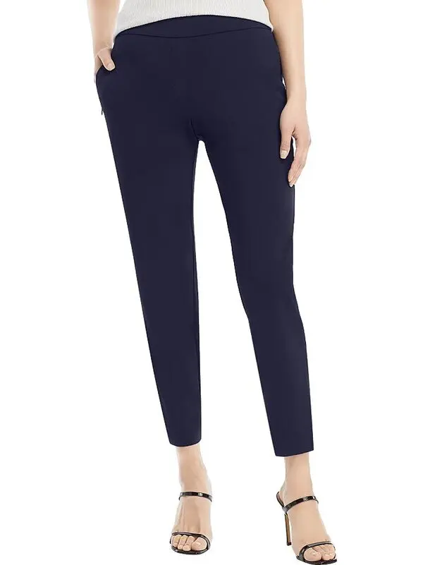 T Tahari Crepe Pull On Pants - Black