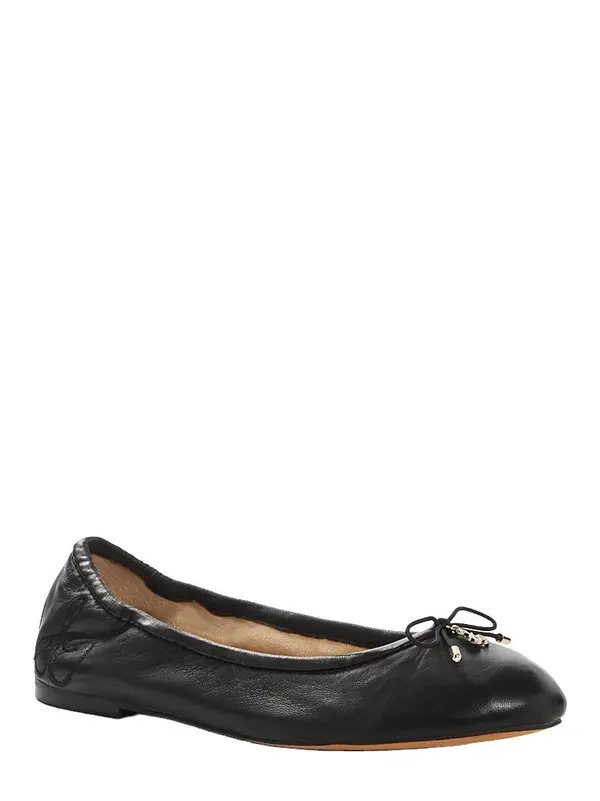 Sam Edelman Felicia Ballet Flats - Black Leather