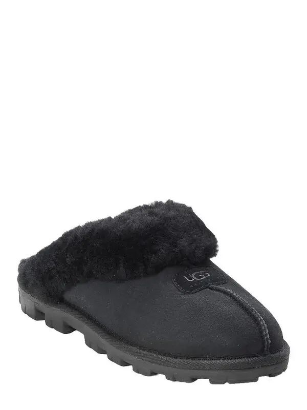 UGG Coquette Shearling Slippers - Black