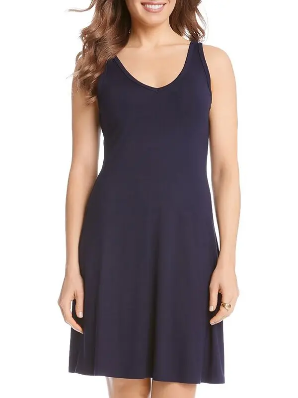 Karen Kane Brigitte Knit Tank Dress - Navy