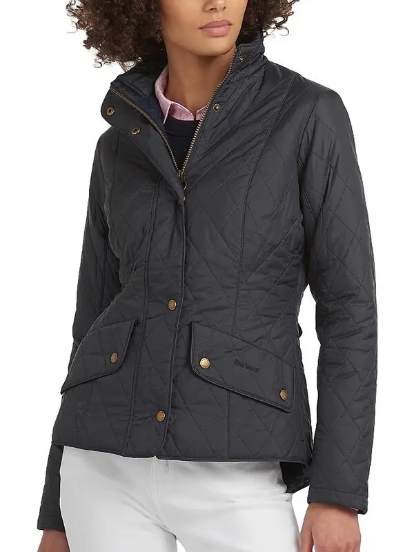Barbour Flyweight Cavalry Quilted Jacket - Navy/navy
