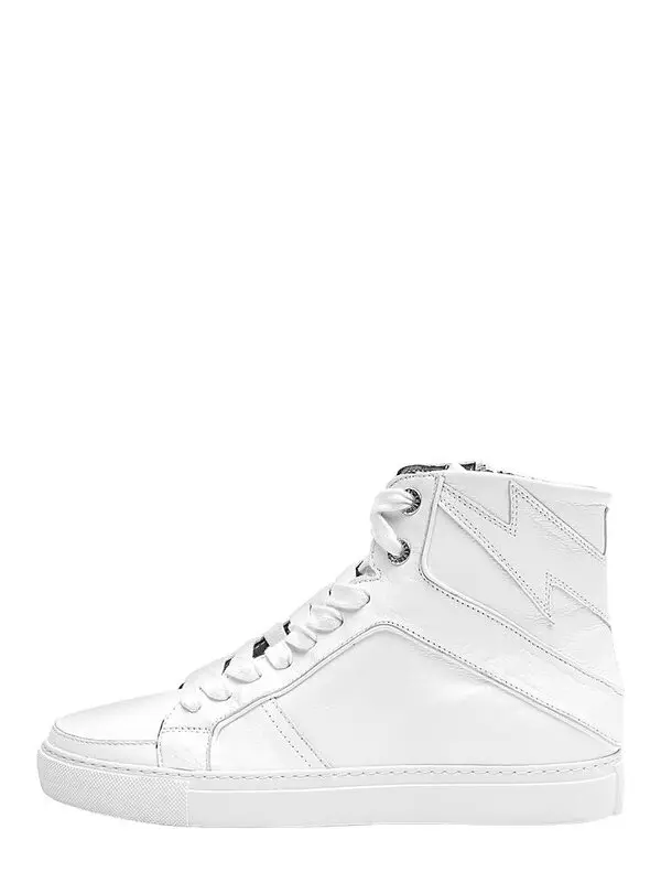 Zadig&Voltaire Zv1747 Flash High-top Sneakers - White