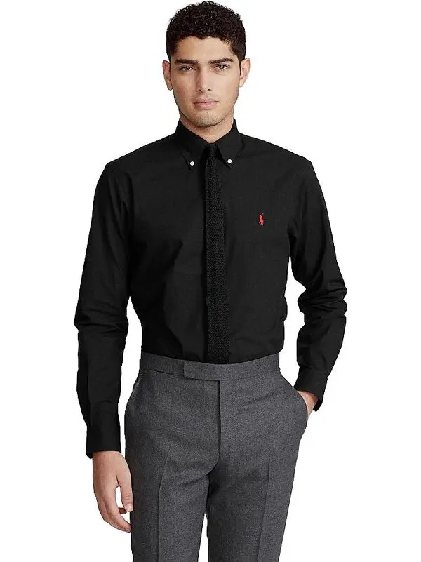 Polo Ralph Lauren Cotton Poplin Classic Fit Shirt - Polo Black