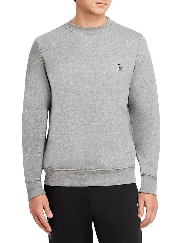 Paul Smith Zebra Patch Crewneck Sweatshirt - Gray