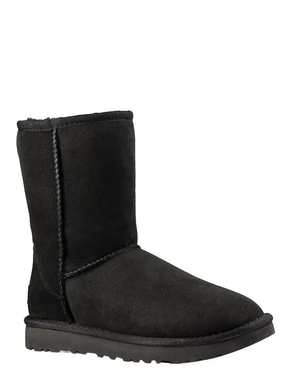 UGG Classic Ii Short Shearling Boots - Black