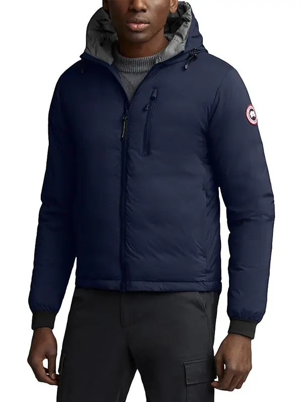 Canada Goose Lodge Packable Hooded Down Jacket - Atlantic Navy