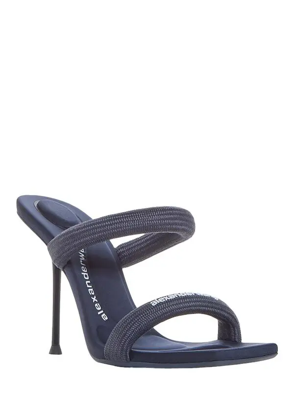 Alexander Wang Julie Tubular High Heel Sandals - Uniform Blue