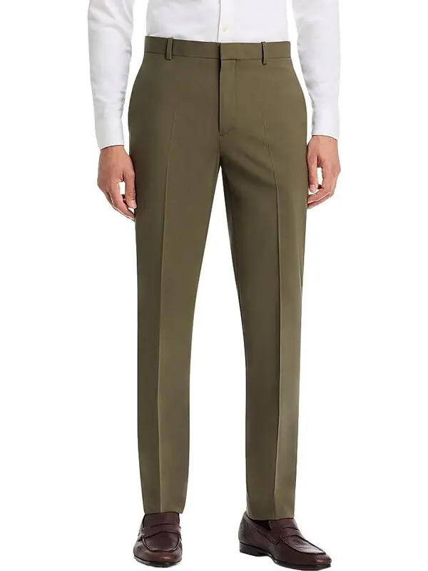 Theory Mayer Wool Tailored Suit Pants - Tarmac