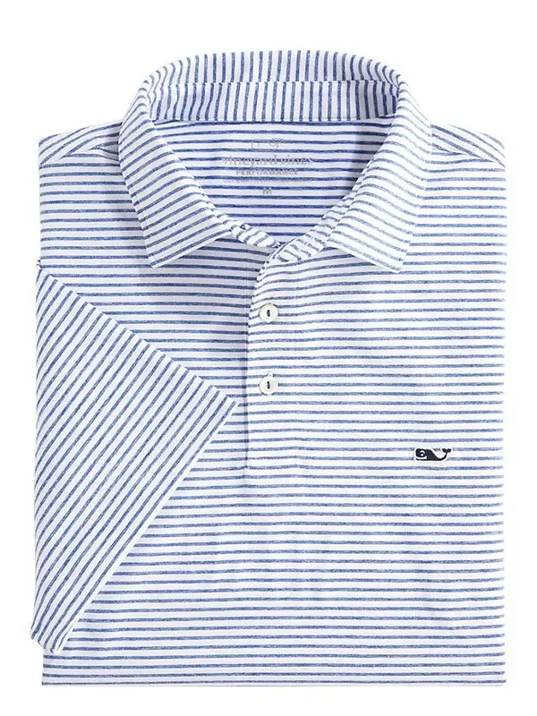 Vineyard Vines Bradley Striped Sankaty Polo Shirt - Yacht
