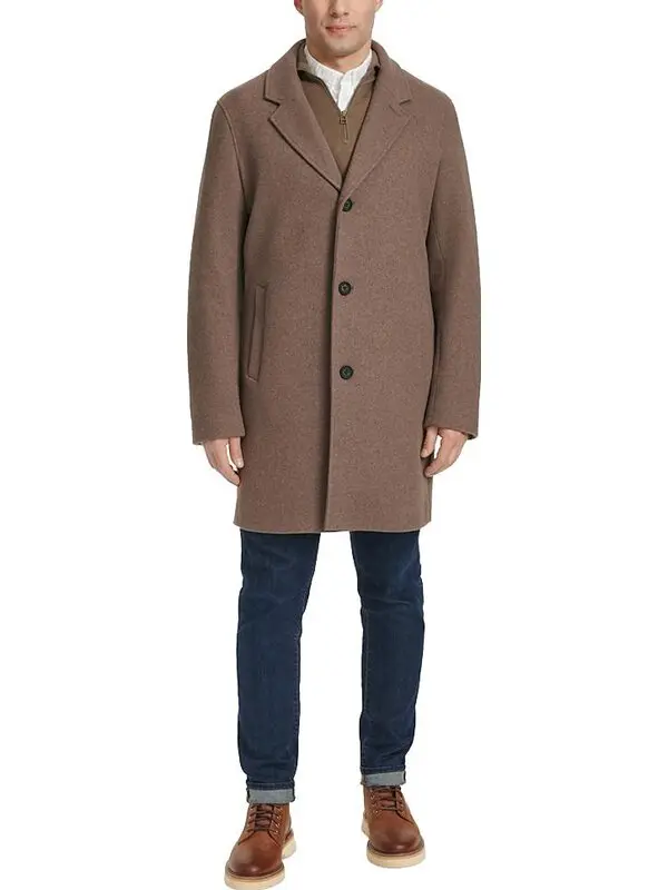 Cole Haan Single-breasted Top Coat - Mushroom