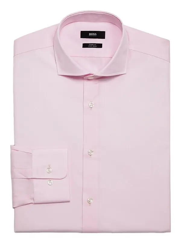 BOSS Mark Sharp Fit Dress Shirt - Light Pink