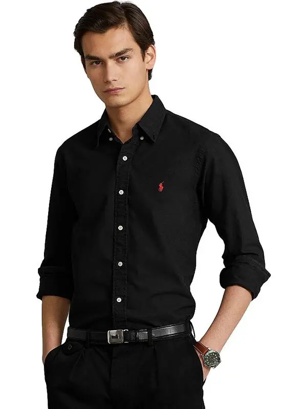 Polo Ralph Lauren Classic Fit Oxford Button-down Shirt - Black
