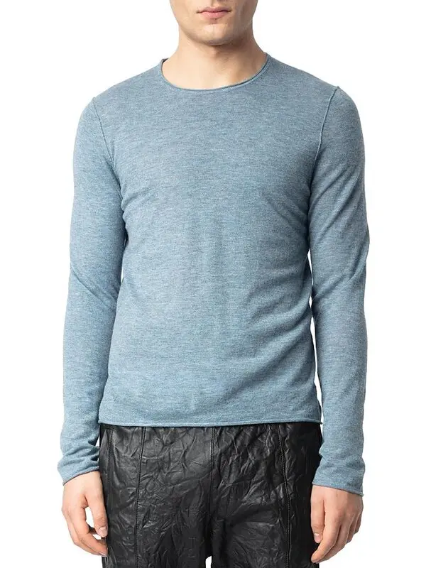 Zadig&Voltaire Teiss Cashmere Crewneck Sweater - Stormy